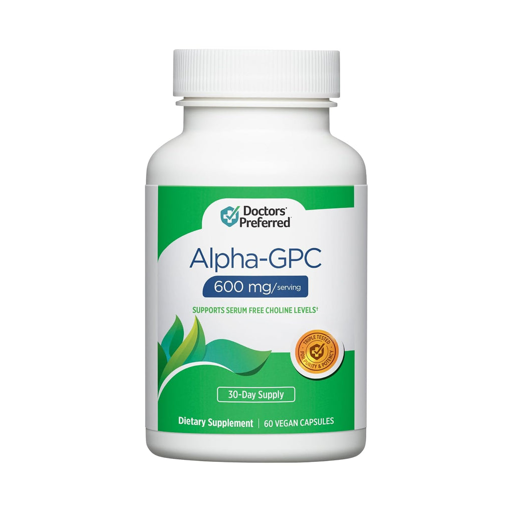 Alpha GPC 600 mg vegan capsules
