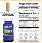 alpha GPC brain food supplement capsules