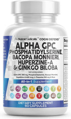 Alpha GPC brain supplement capsules