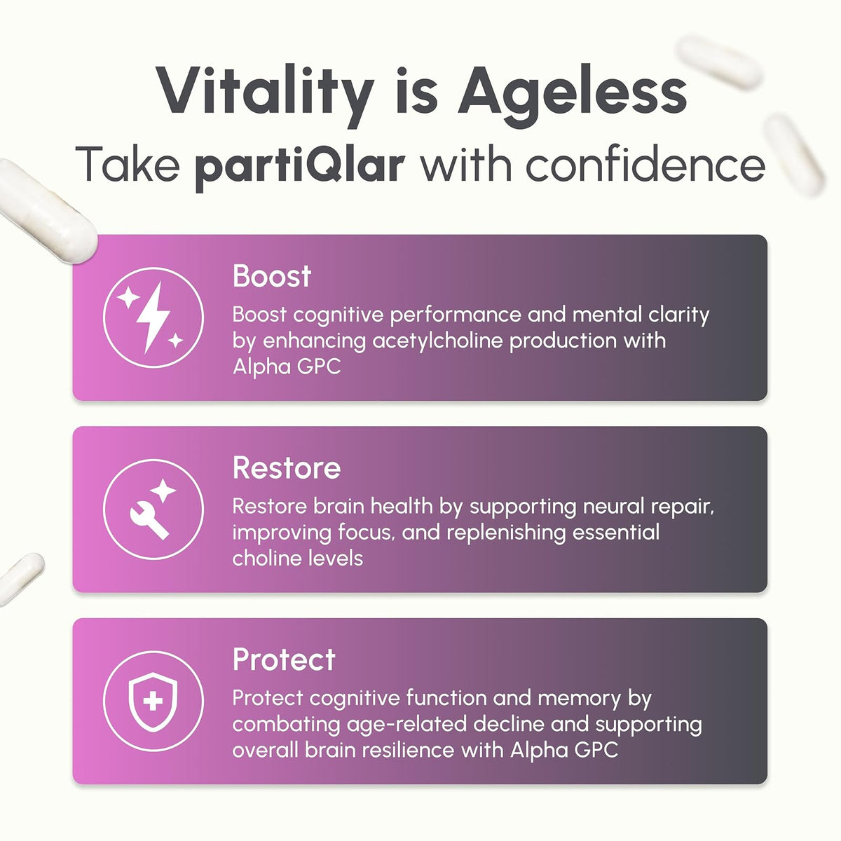 Alpha GPC capsules for brain health