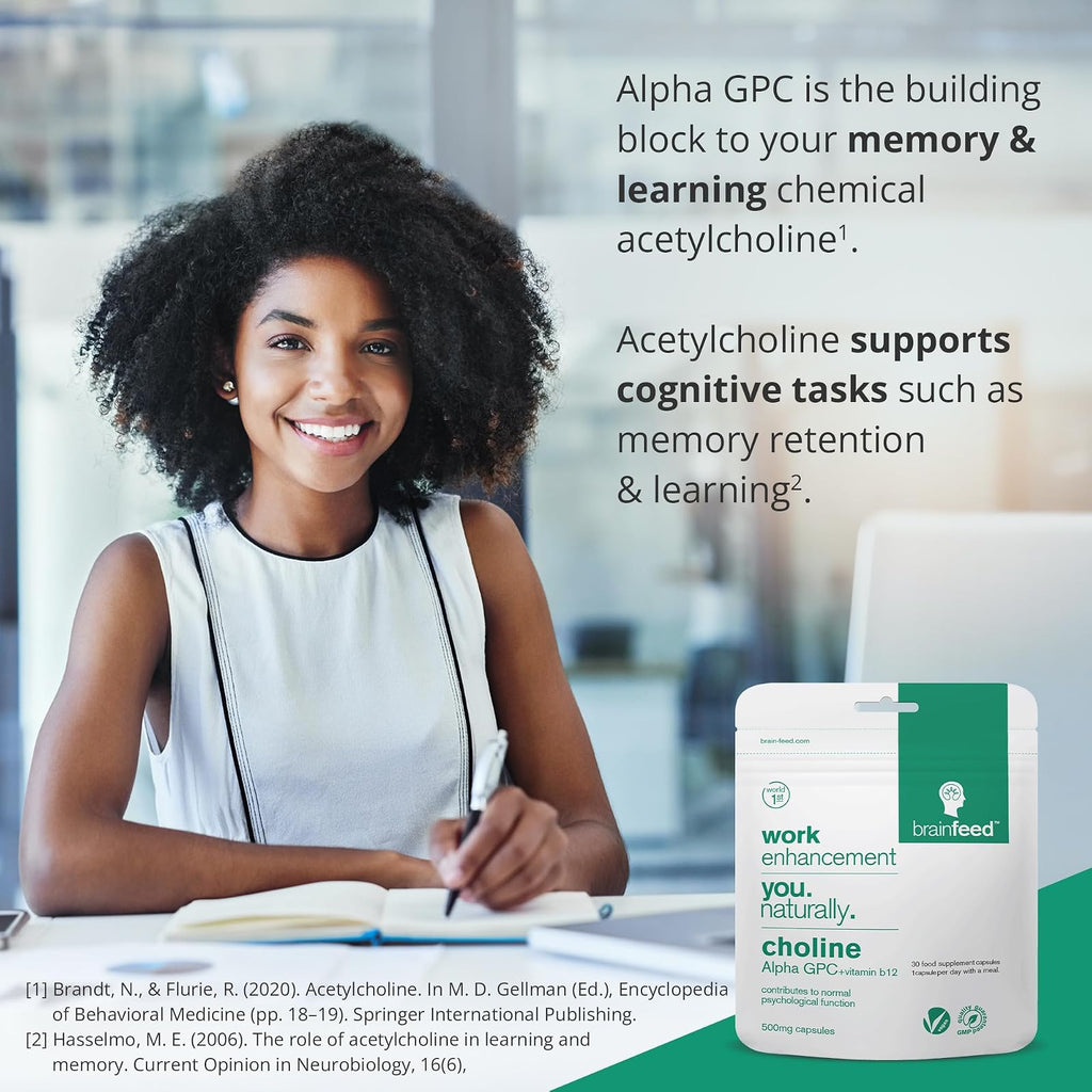 Alpha GPC capsules for energy boost