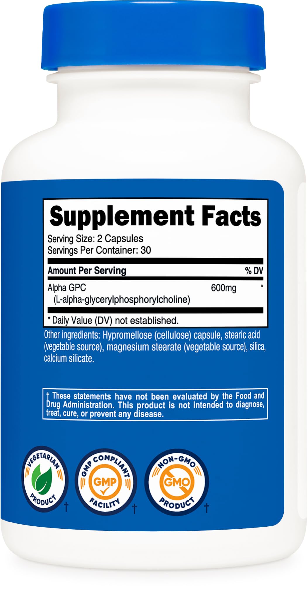 Alpha GPC capsules for mental clarity