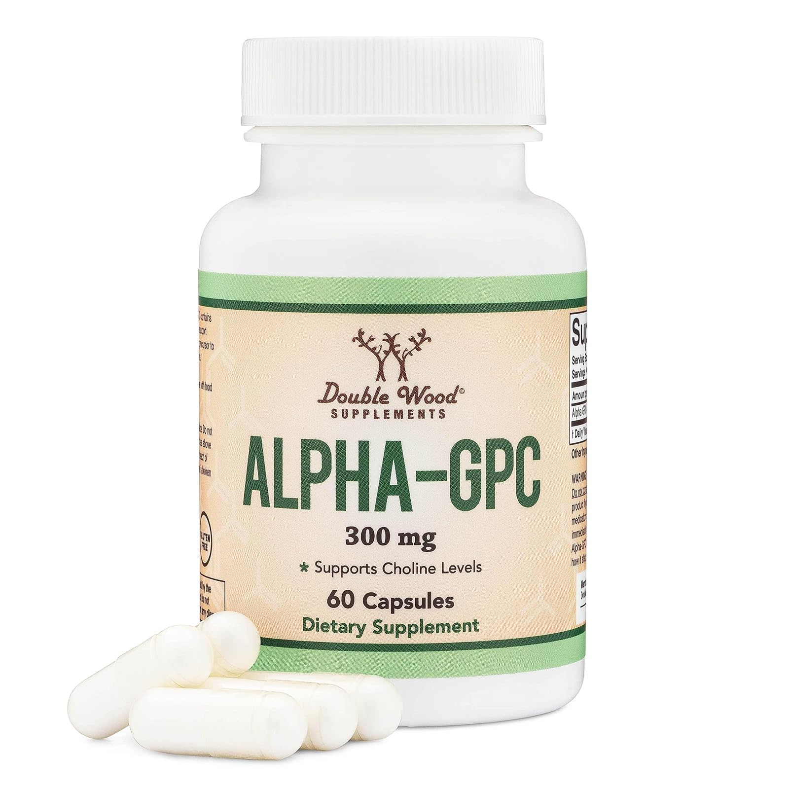 Alpha GPC Choline 600 mg capsules