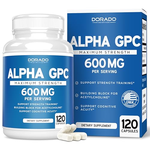 Alpha GPC Choline 600 mg capsules