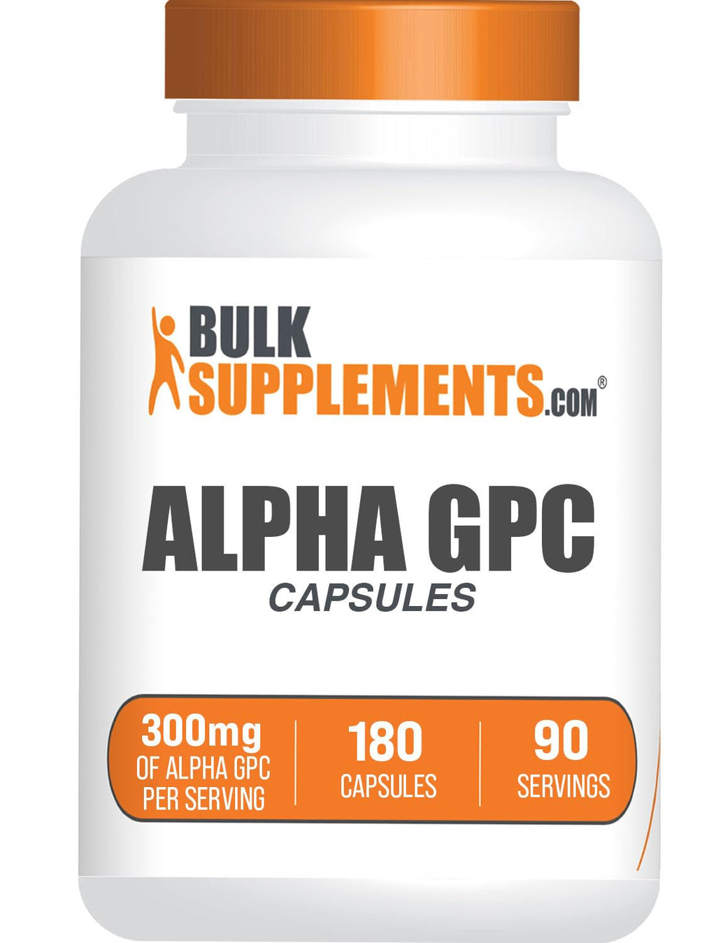 Alpha GPC choline supplement capsules