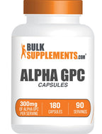 Alpha GPC choline supplement capsules