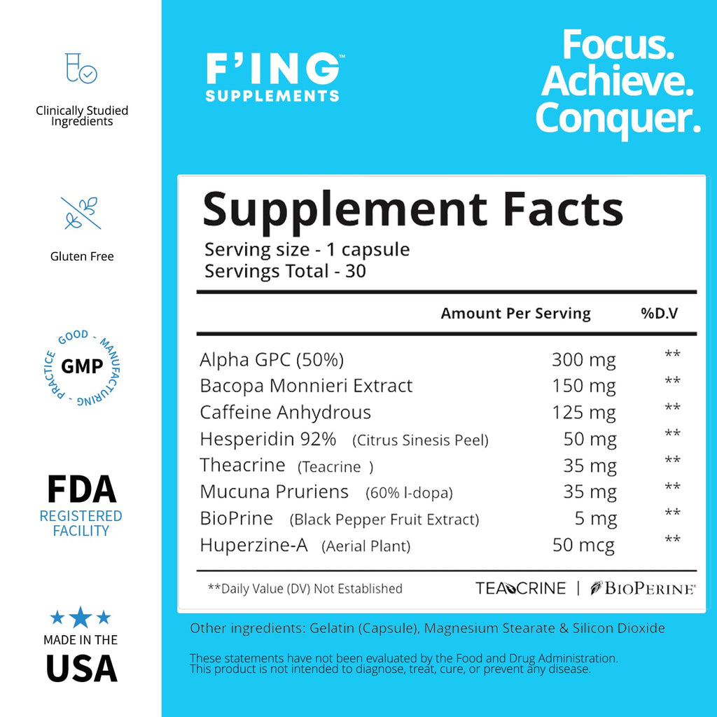 Alpha GPC for improved memory retention