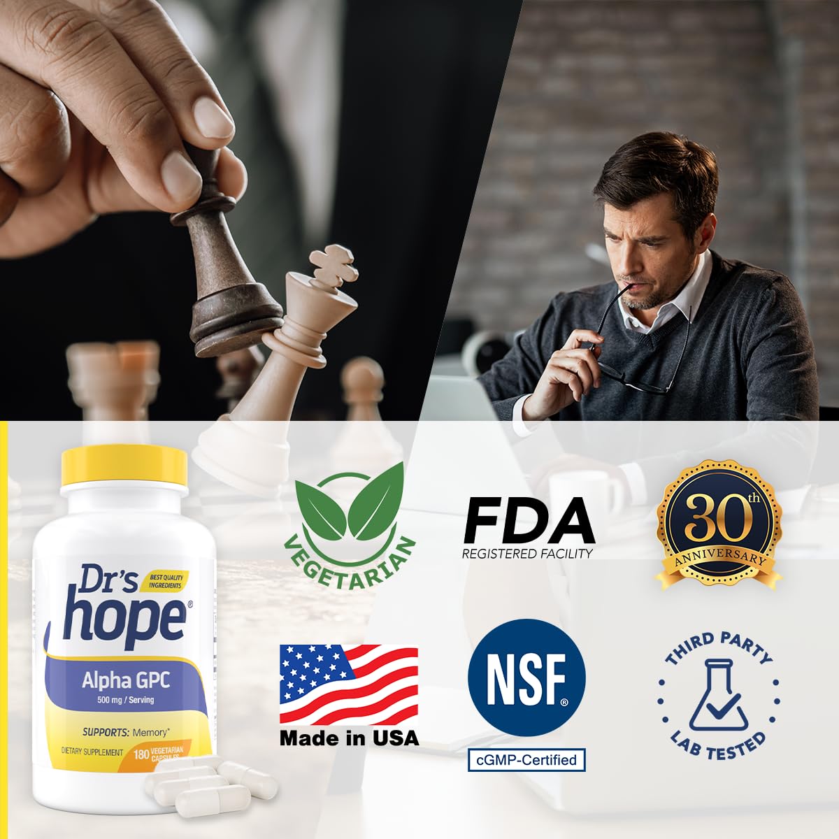 Alpha GPC for mental clarity