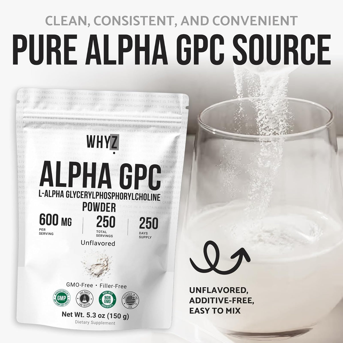 Alpha GPC Powder for athletic performance