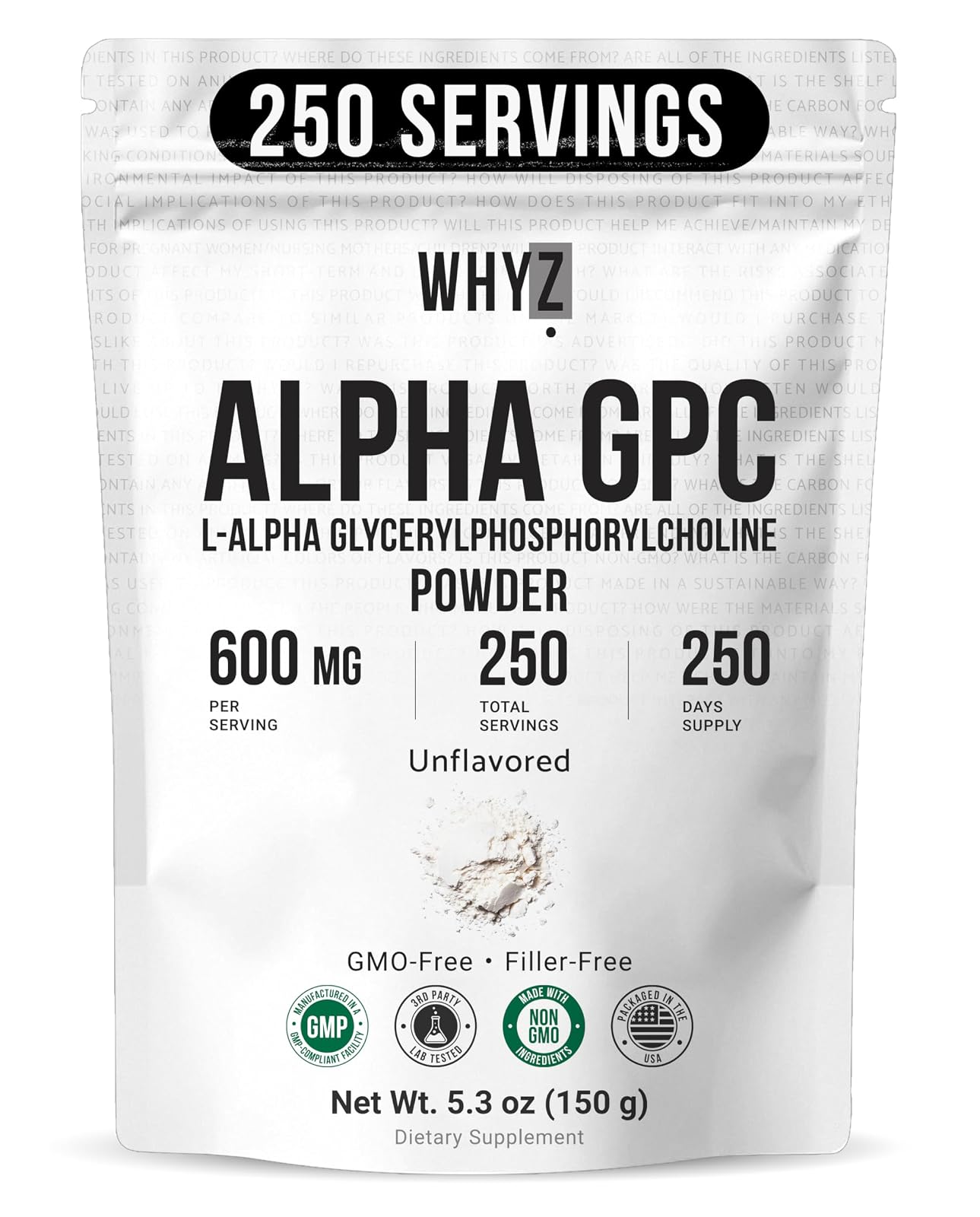 Alpha GPC Powder for cognitive support