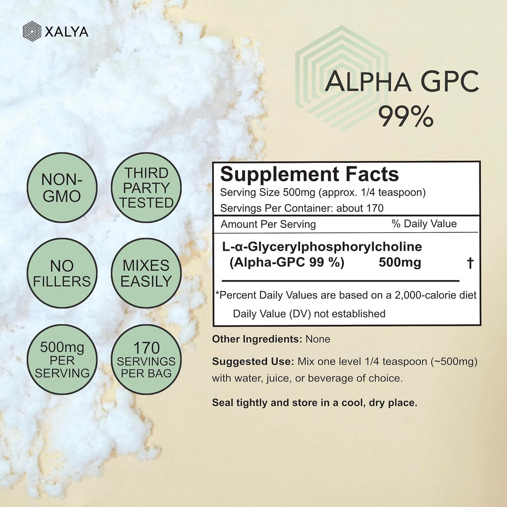 Alpha GPC Powder for enhanced focus