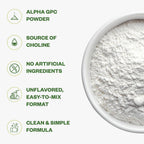 Alpha GPC powder for mental clarity