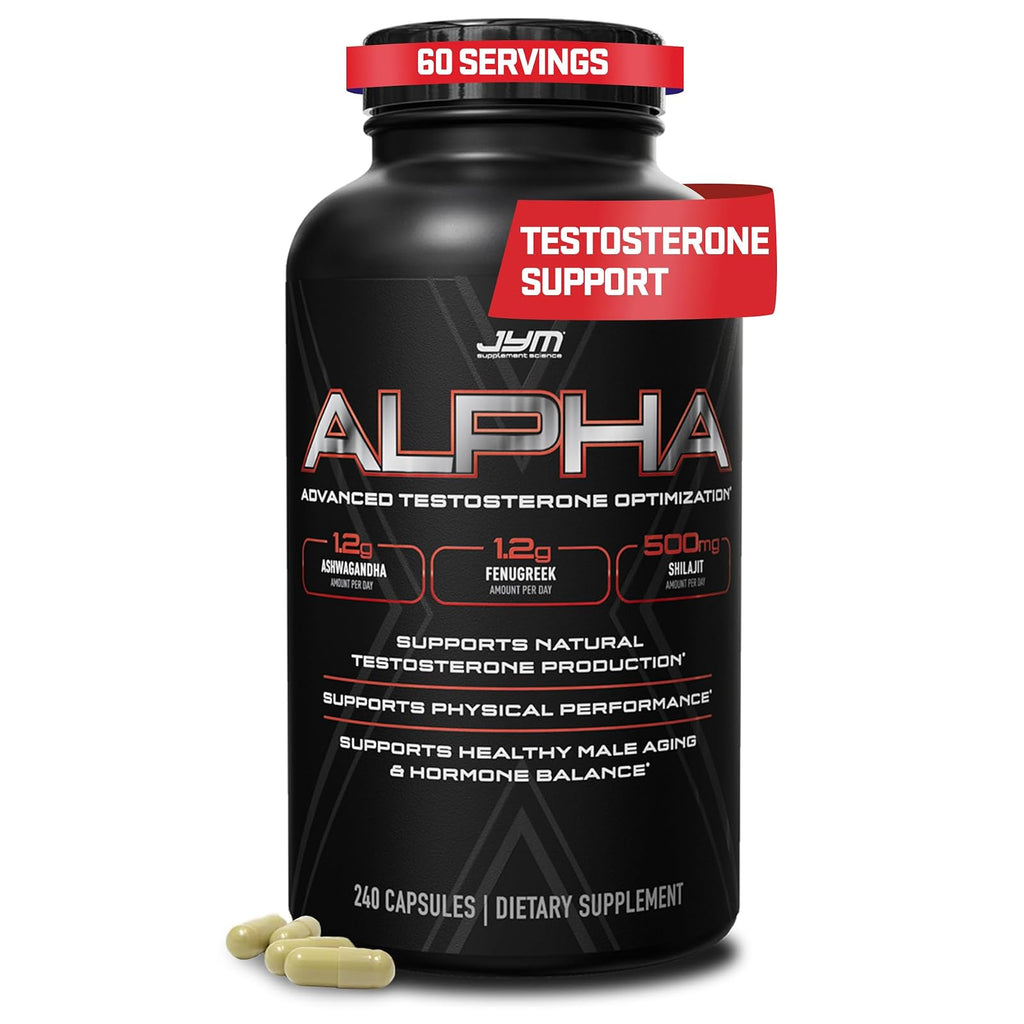 Alpha JYM shilajit testosterone booster