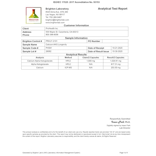 Alpha Ketoglutarate for energy metabolism