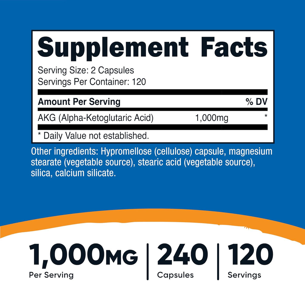 Alpha ketoglutaric acid benefits for men