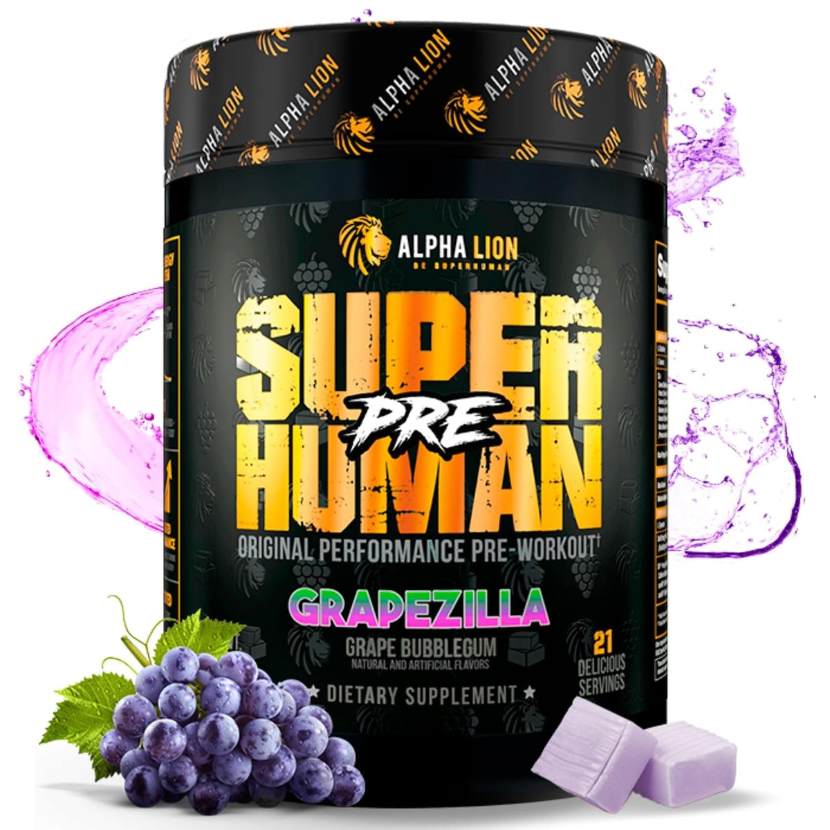 ALPHA LION pre-workout energy boost