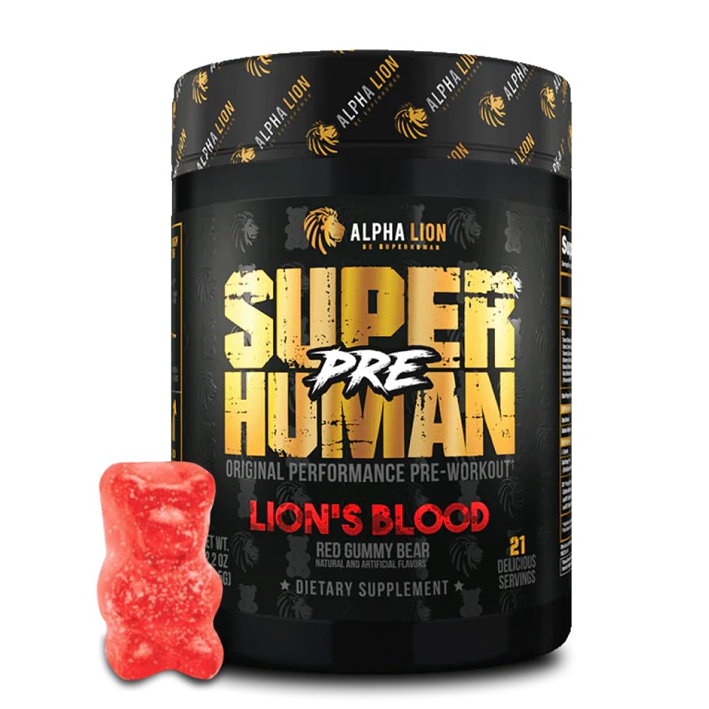 ALPHA LION pre-workout energy boost