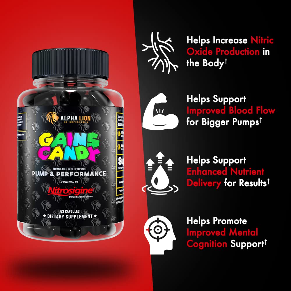 ALPHA LION pre-workout for muscle pumps