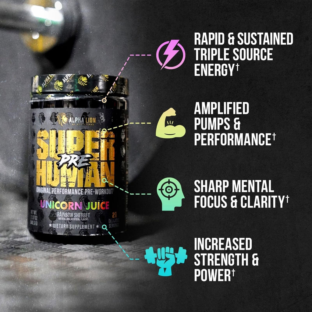 ALPHA LION pre-workout for strength training