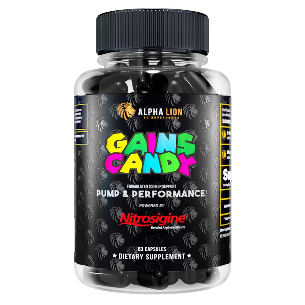ALPHA LION pre-workout nitric oxide booster