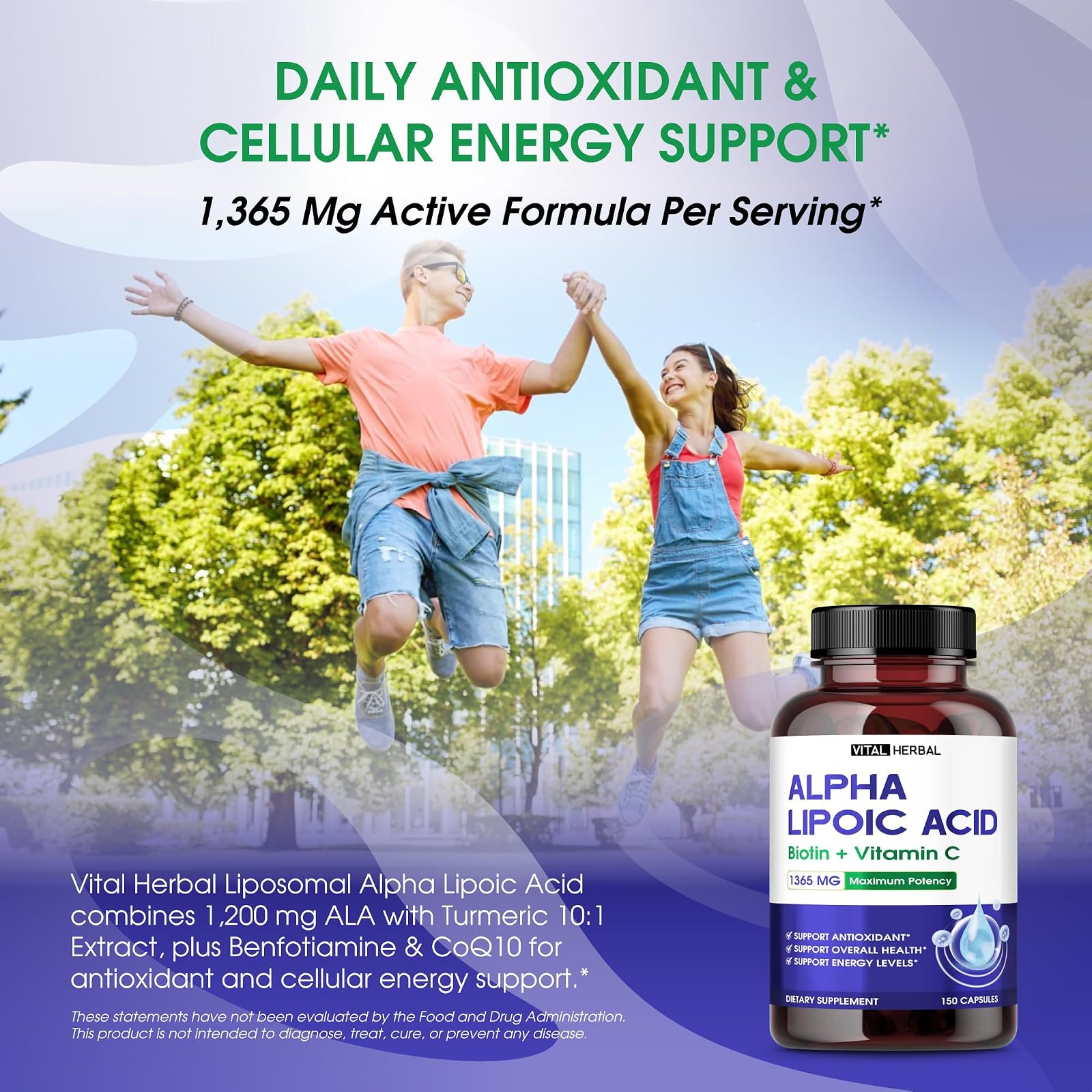 Alpha Lipoic Acid 1365 mg capsules