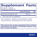 Alpha Lipoic Acid 400 mg capsules
