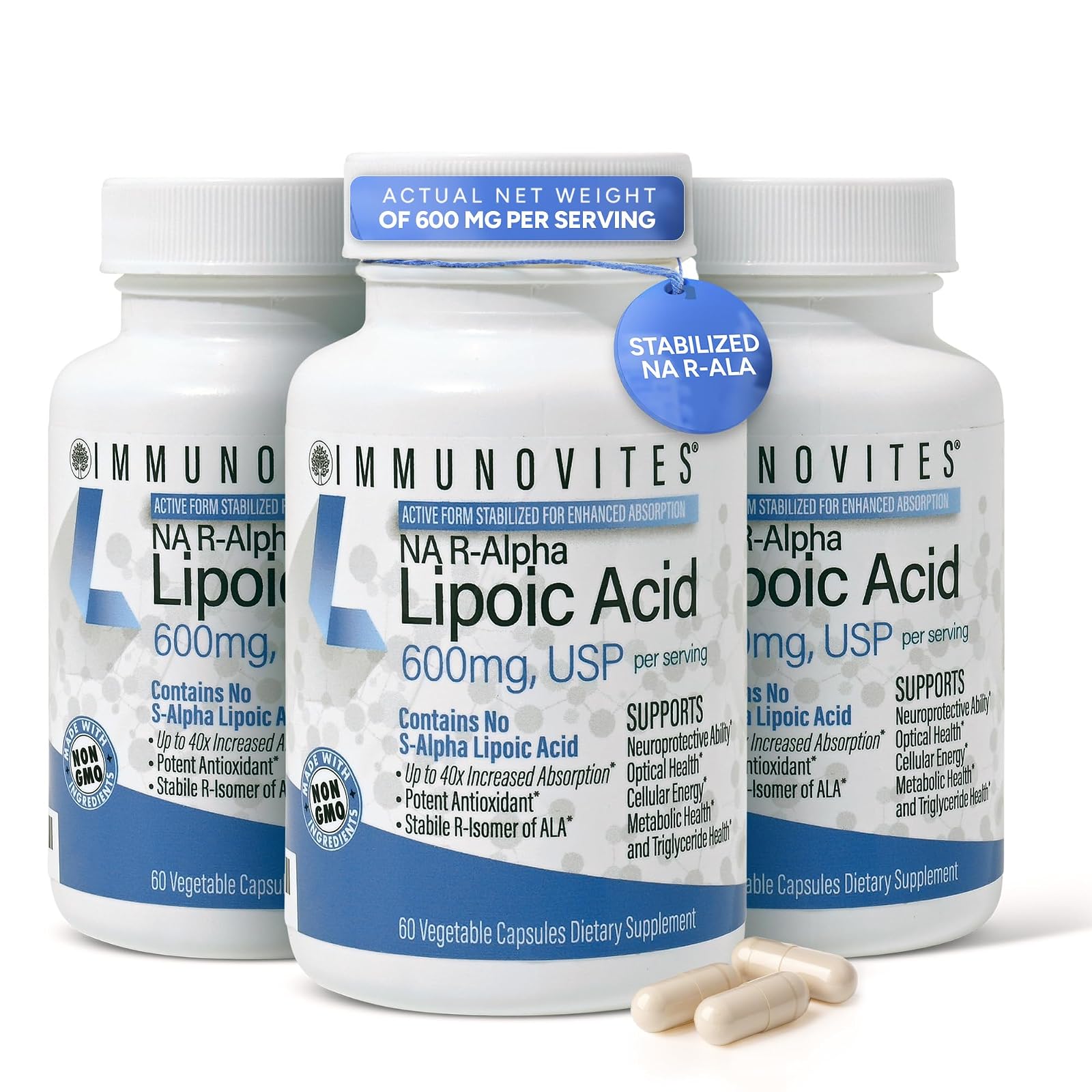 alpha lipoic acid 600 mg supplement