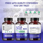Alpha Lipoic Acid complex for overall wellness