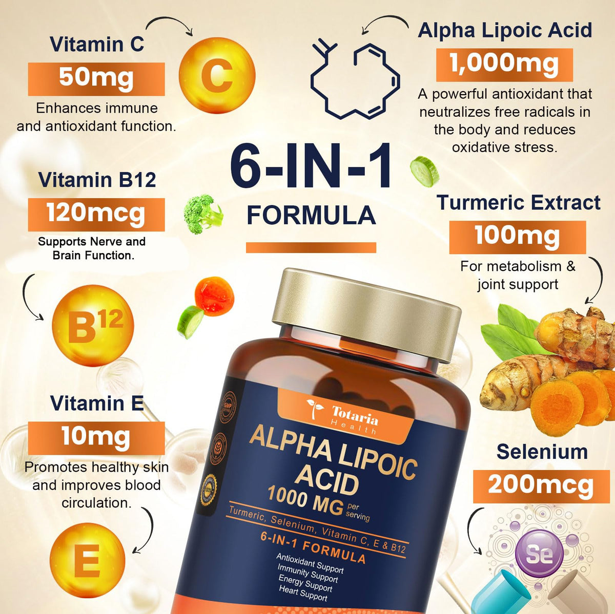 alpha lipoic acid for antioxidant support