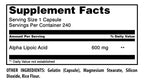 alpha lipoic acid for antioxidant support