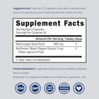 Alpha Lipoic Acid for balanced blood sugar