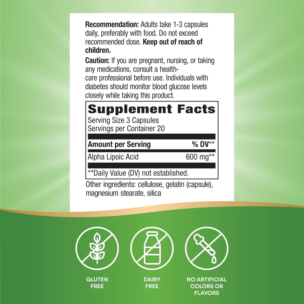 alpha lipoic acid for energy levels