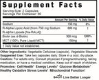 alpha lipoic acid for energy metabolism