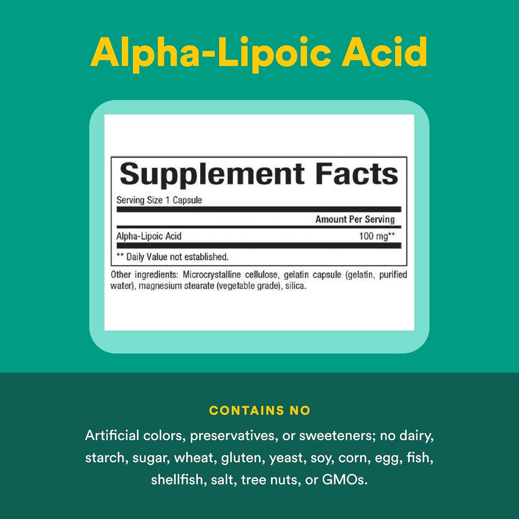 Alpha Lipoic Acid for energy metabolism