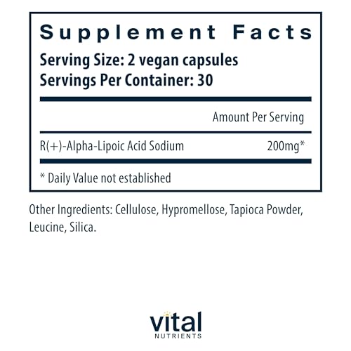 Alpha Lipoic Acid for energy support