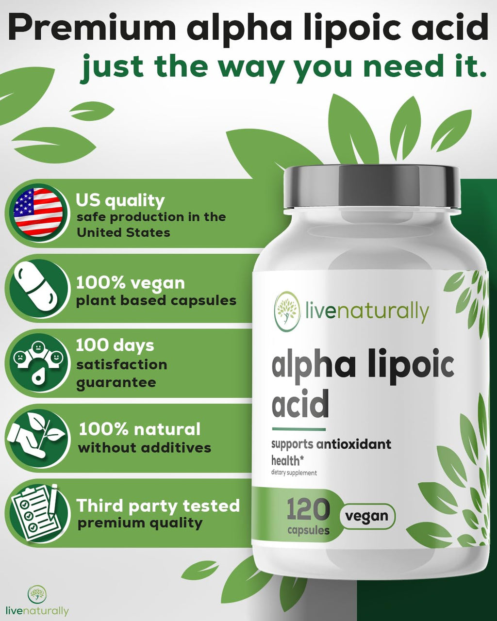alpha lipoic acid for energy support