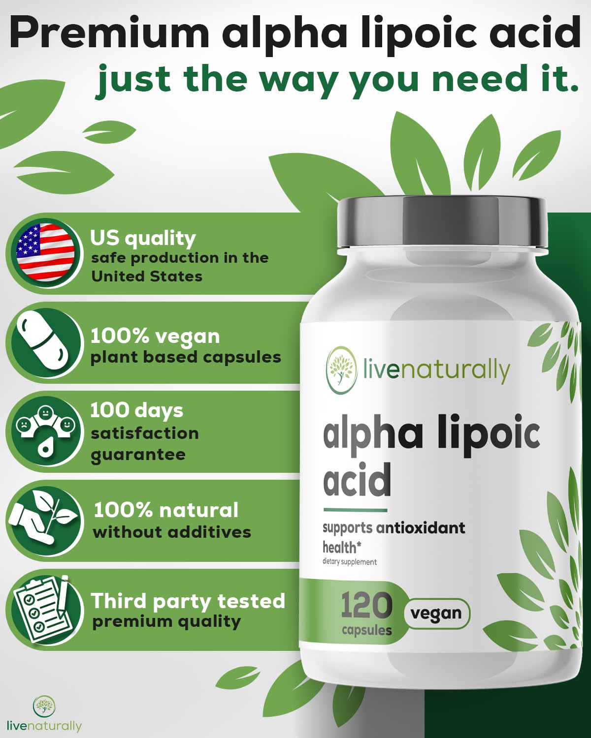 alpha lipoic acid for energy support