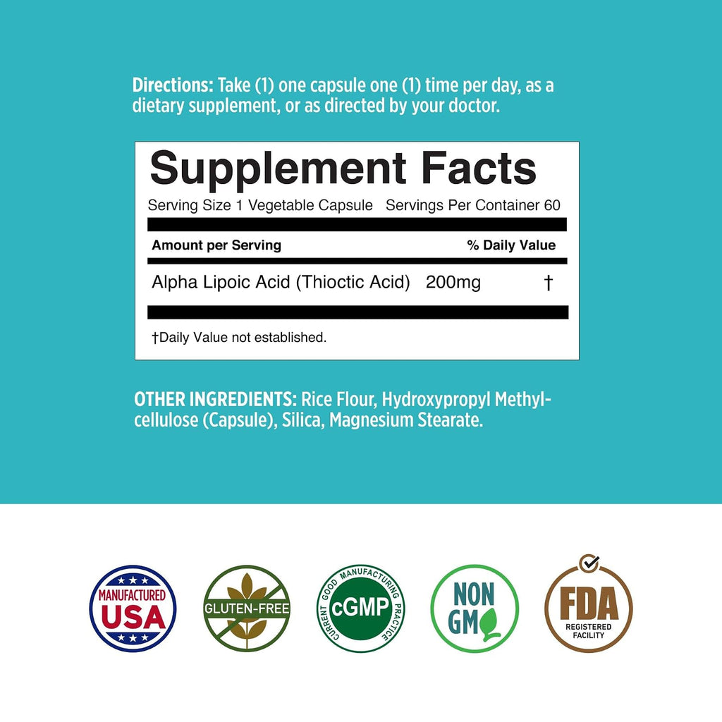 alpha lipoic acid for healthy metabolism