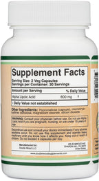 alpha lipoic acid for healthy metabolism