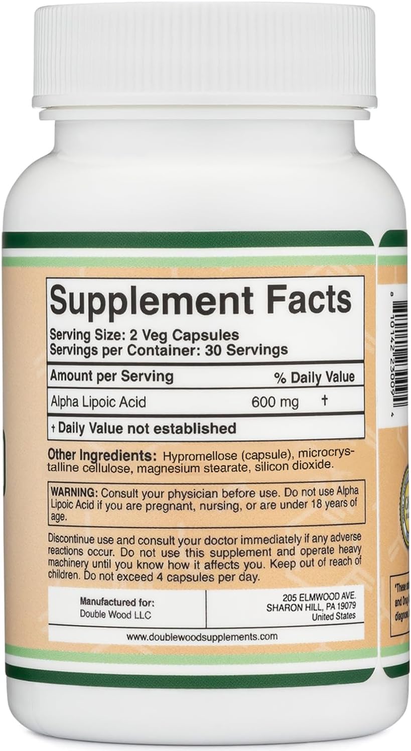 alpha lipoic acid for healthy metabolism