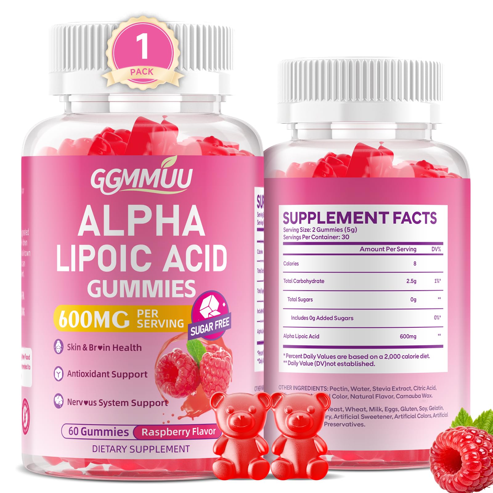 Alpha Lipoic Acid gummies for energy
