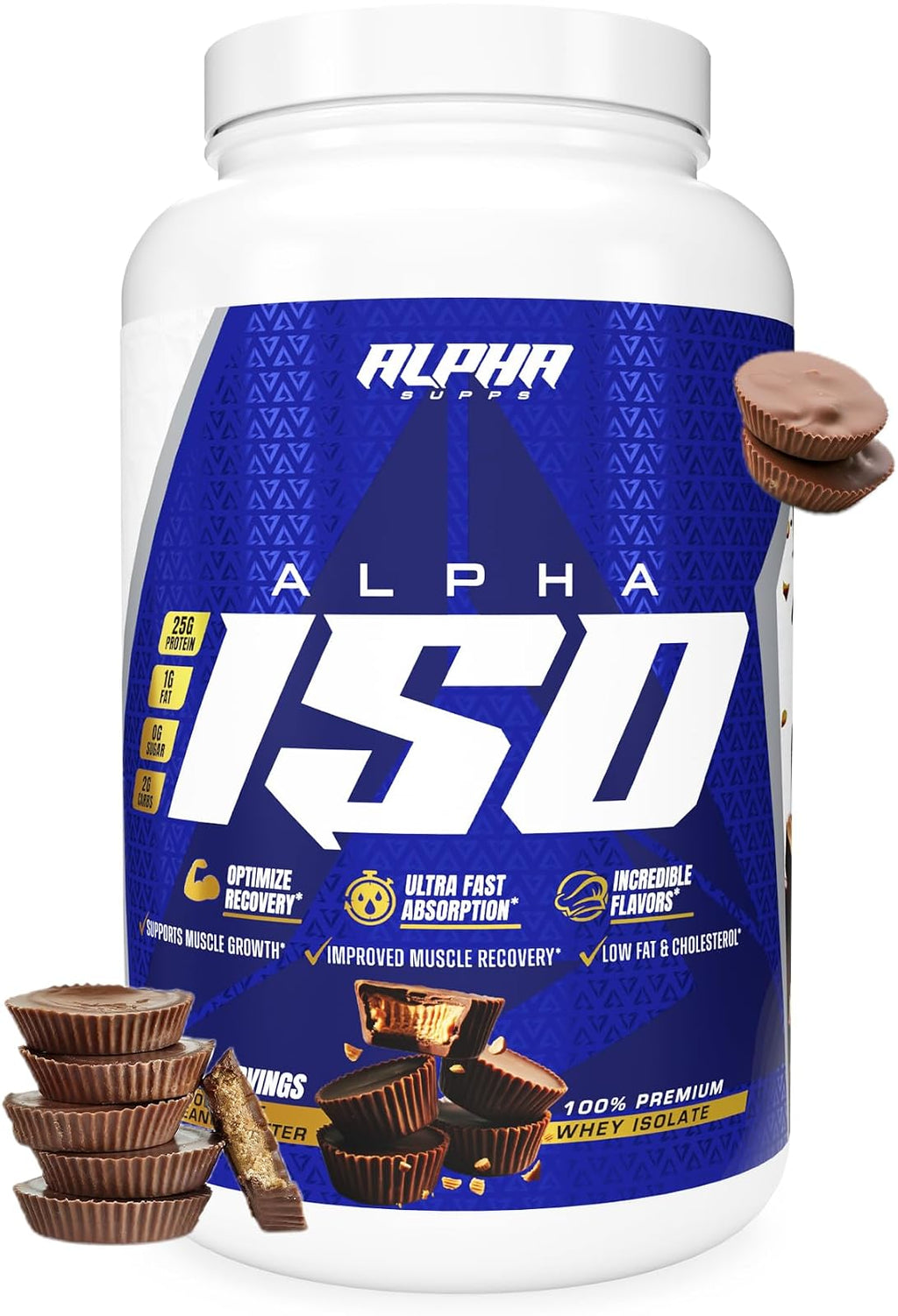 Alpha Supps whey protein isolate chocolate
