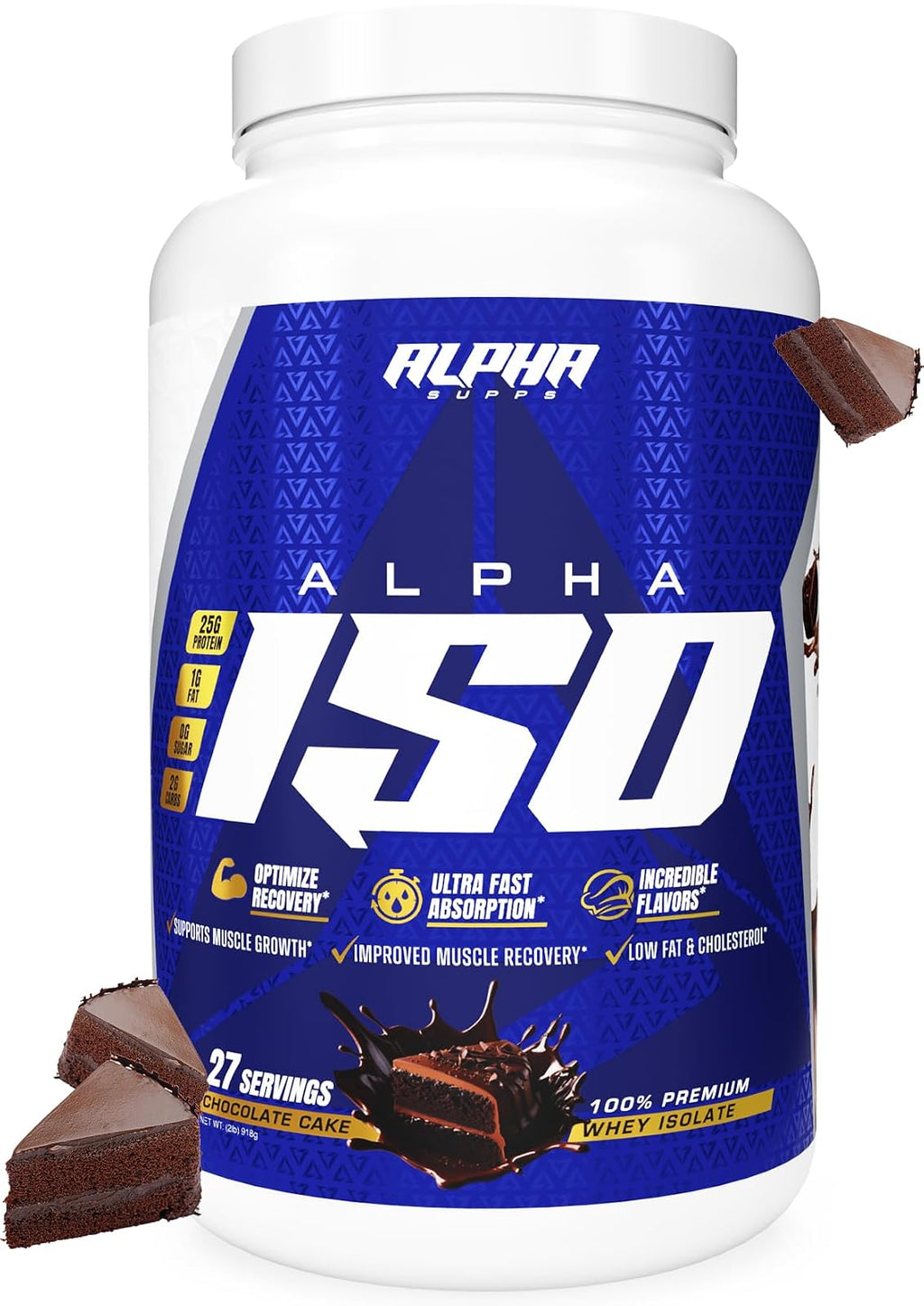 Alpha Supps whey protein isolate chocolate