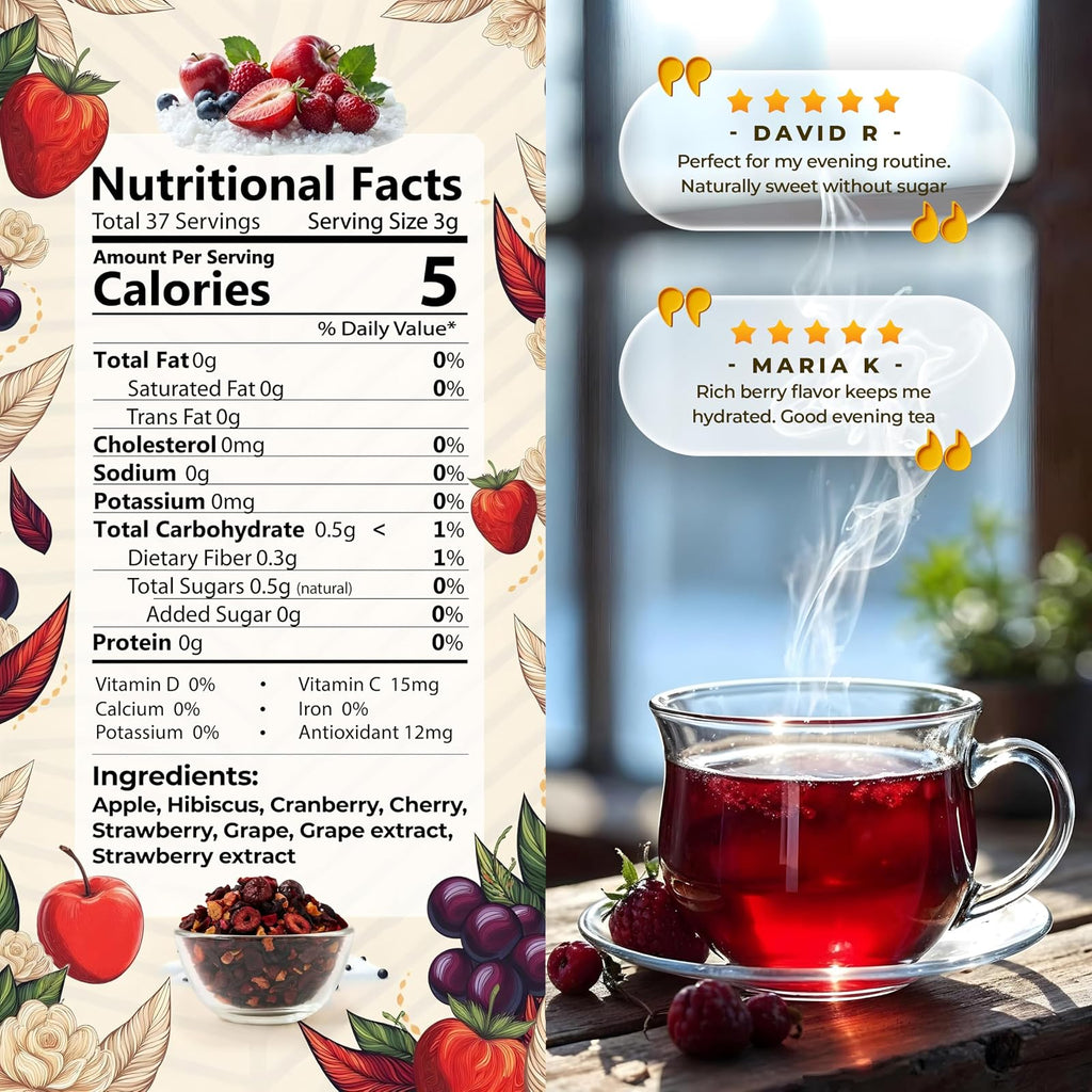 Alpine Wildberry fruit tea blend