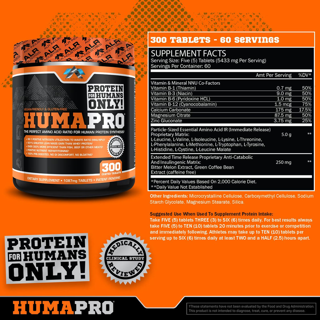 ALR Industries Humapro tablets benefits