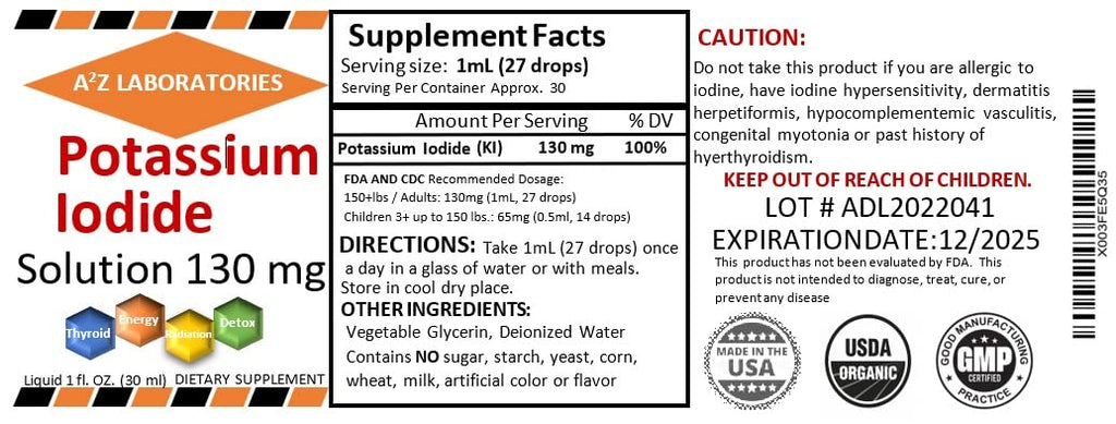 Alternative to potassium pills