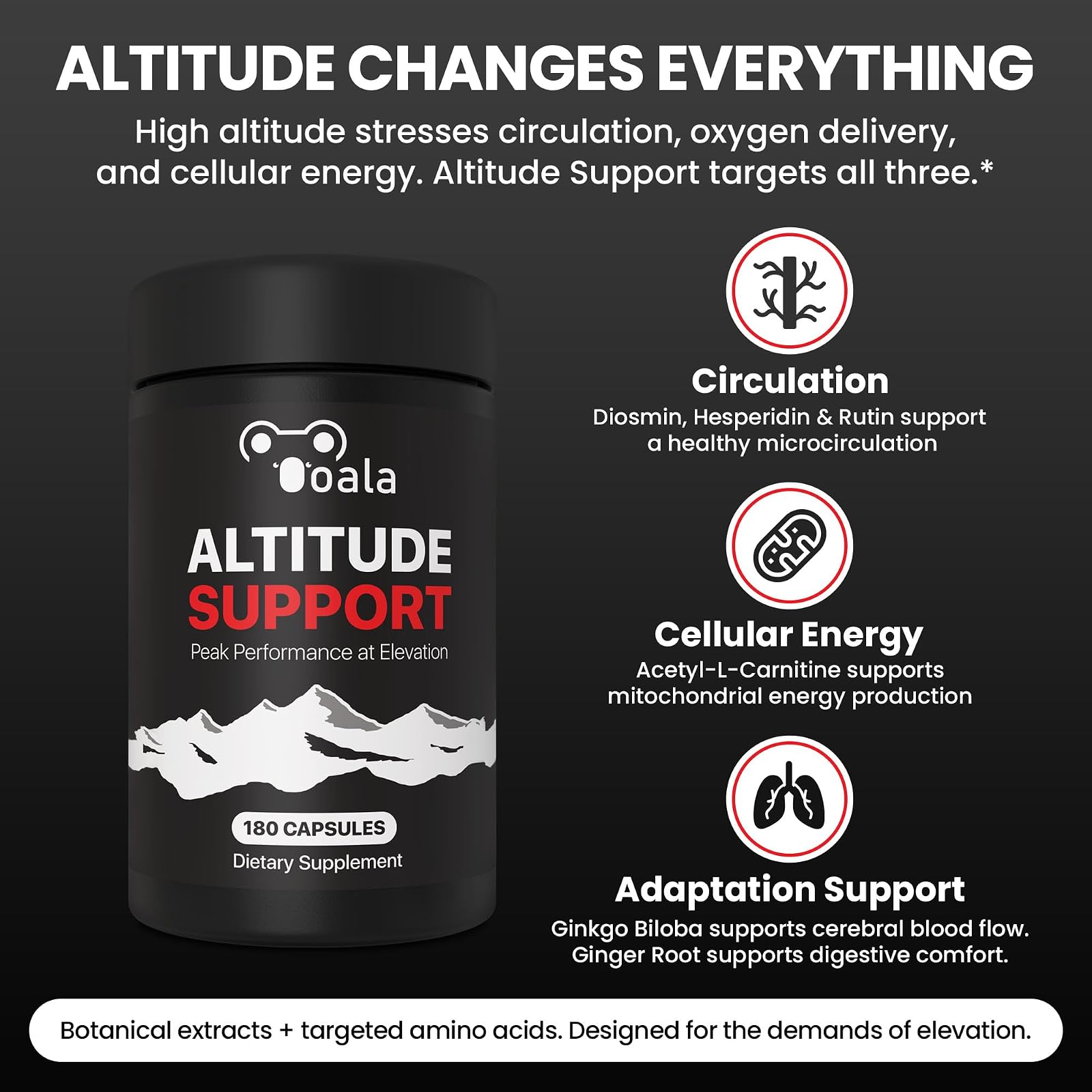Altitude Support capsules for active lifestyle