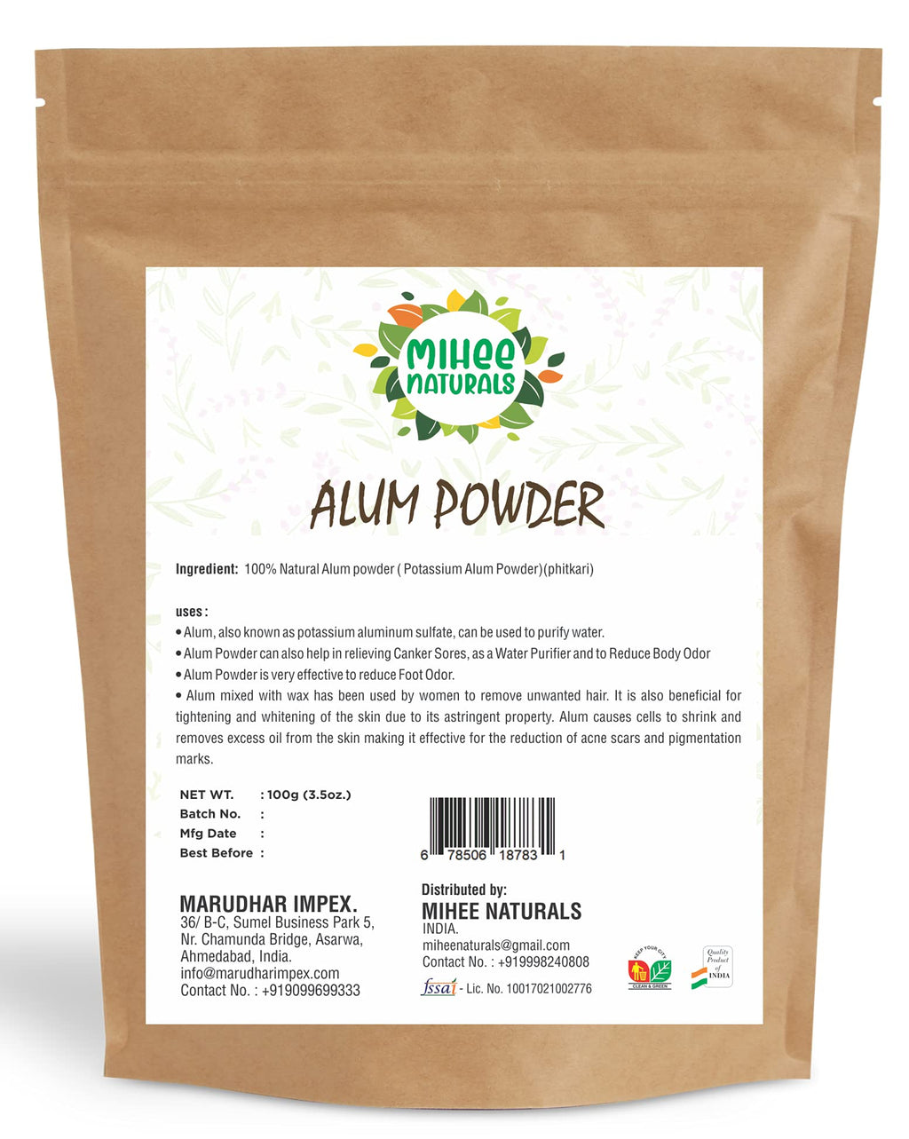 alum powder for canker sore relief