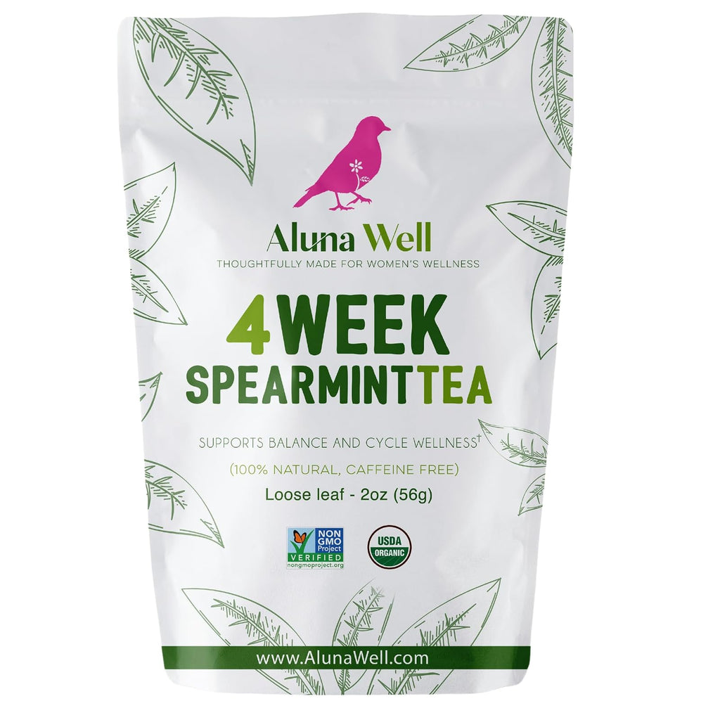 Aluna Well organic spearmint tea benefits