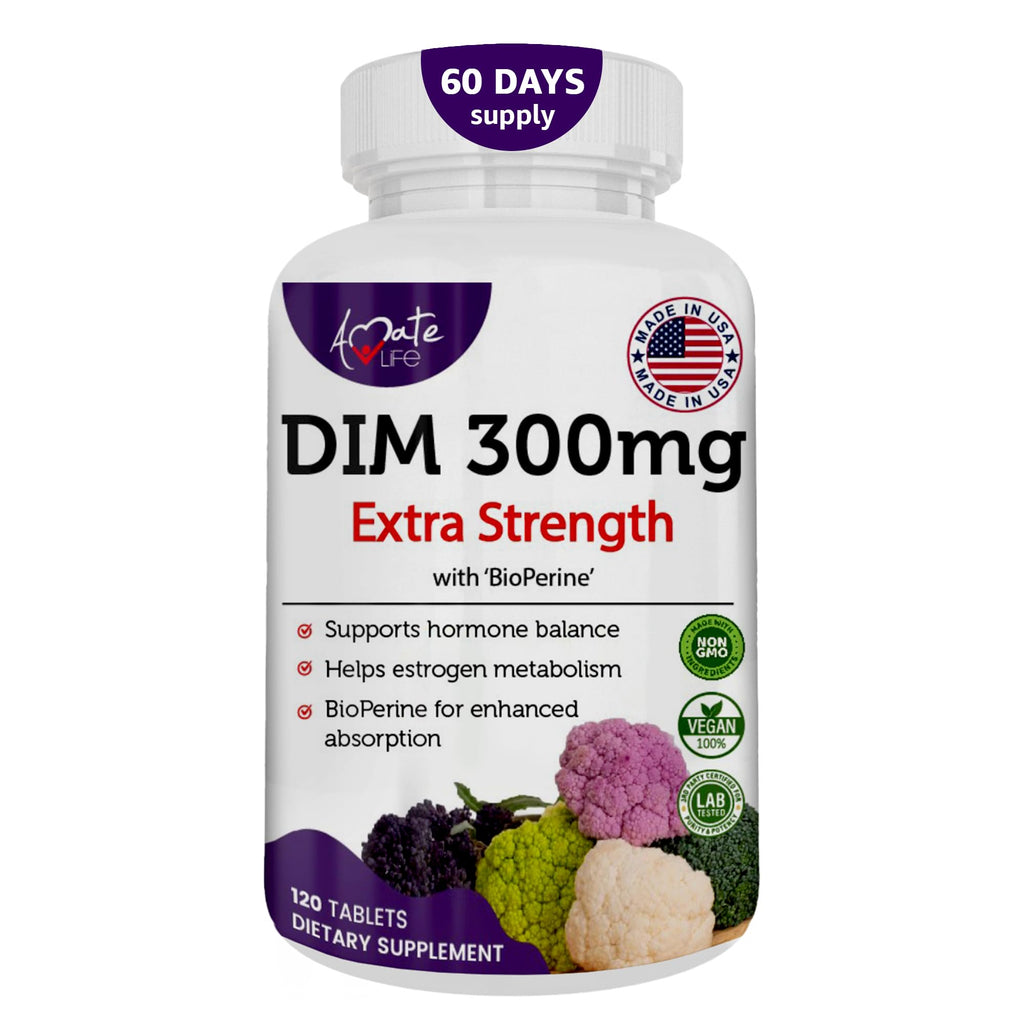 Amate DIM 300mg supplement for wellness